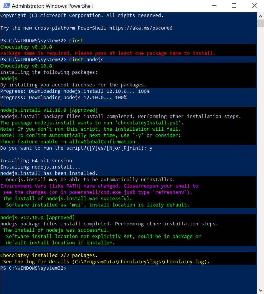 Node Js How To Update Node And Npm To The Latest Versions Chris