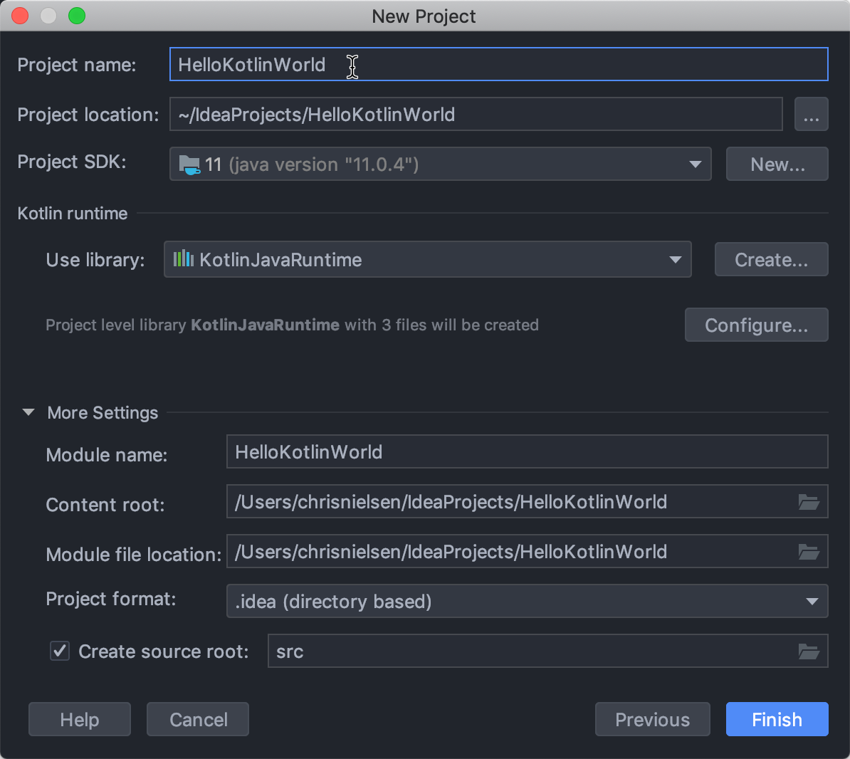 Kotlin How To Create A Simple Hello World App Chris Nielsen Code Walk