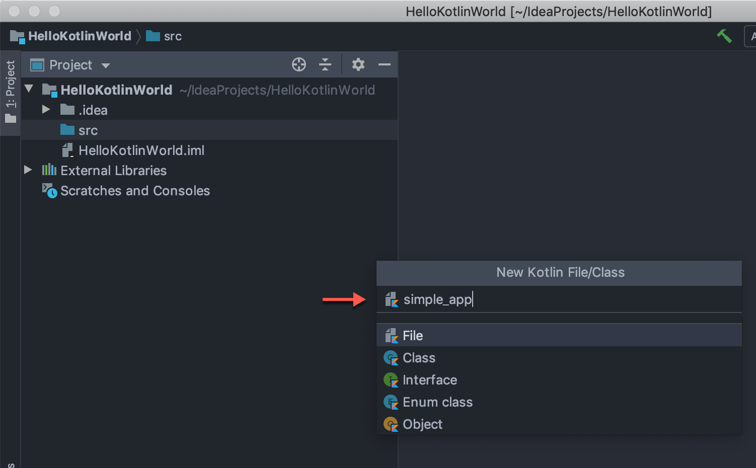 Kotlin: How to create a simple Hello World app | Chris Nielsen Code Walk